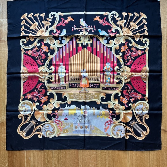 Hermes | Accessories | Vintage Herms Scarf Nwot Opera Theme | Poshmark